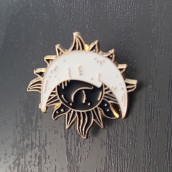 Source Unknown | Jewelry | Sun And Moon Pin | Poshmark